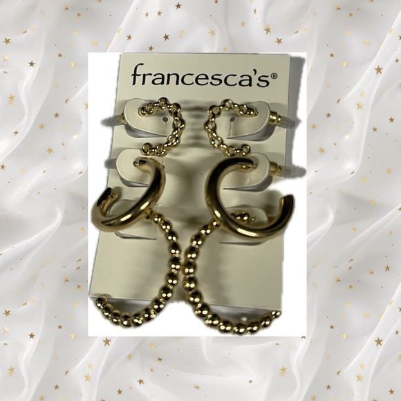 Francesca's Collections | Jewelry | New Francescas Collection Trio Hoop ...